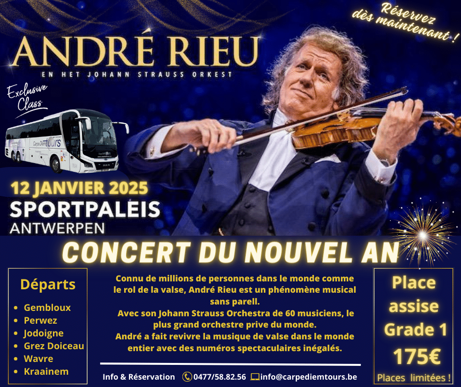 2025/01/12 - André Rieu et son concert de Nouvel An !! clôture des ...